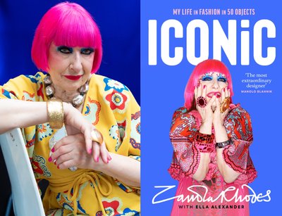 Dame Zandra Rhodes for Iconic | Bath - Topping & Company Booksellers of ...